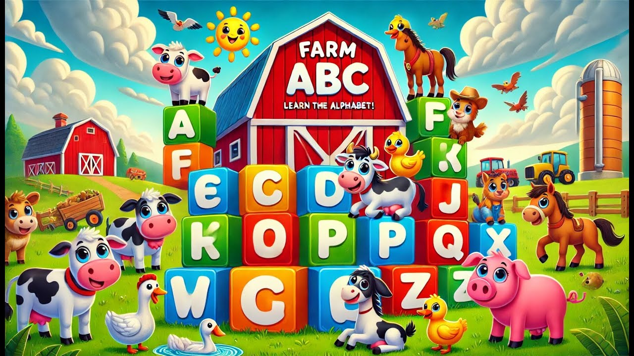 рџђ Farm Animals Abc Song вђ Learn The Alphabet With Farm Animals рџђ рџ