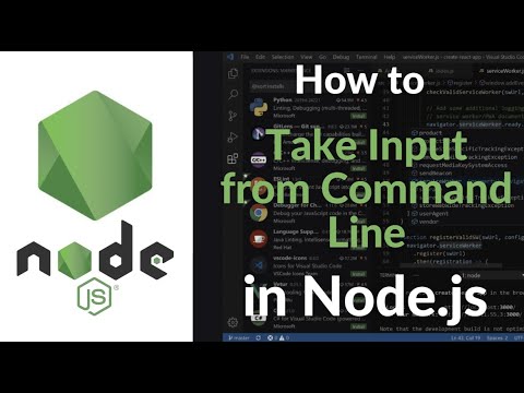 How To Take Input From Command Line In Node Js Read User Input With