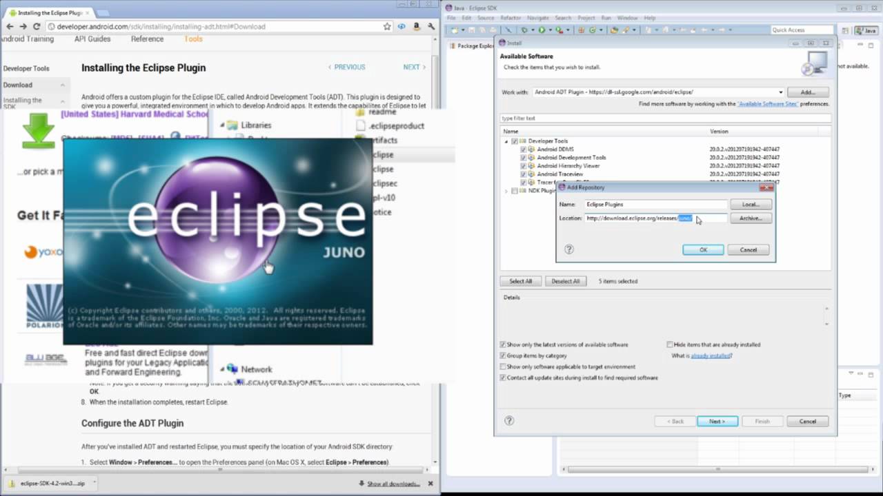 How To Setup Android Development Environment Android Sdk Eclipse