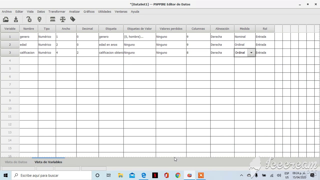 Como Utilizar El Programa Pspp Tutorial Basico Youtube
