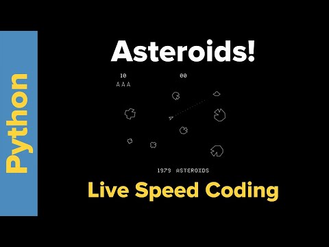 Asteroids Live Speed Coding Youtube