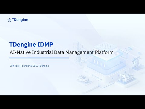 Introducing Tdengine Idmp The First Ai Native Industrial Data