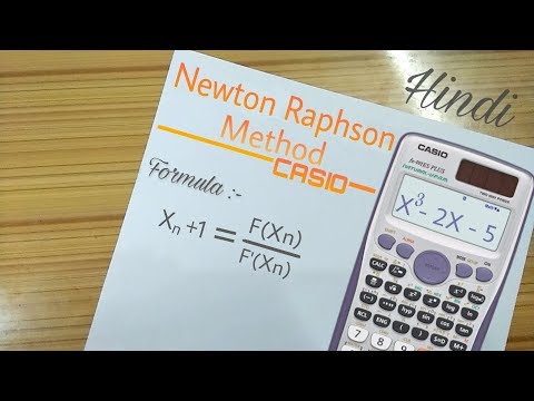 Newton Raphson Method Clear Concept Casio Fx 991es Plus Youtube