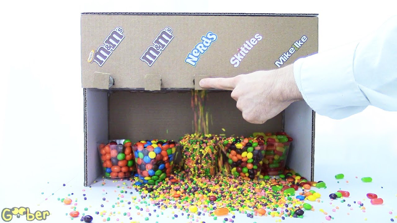 How To Make Your Own Candy Vending Machine From Cardboard