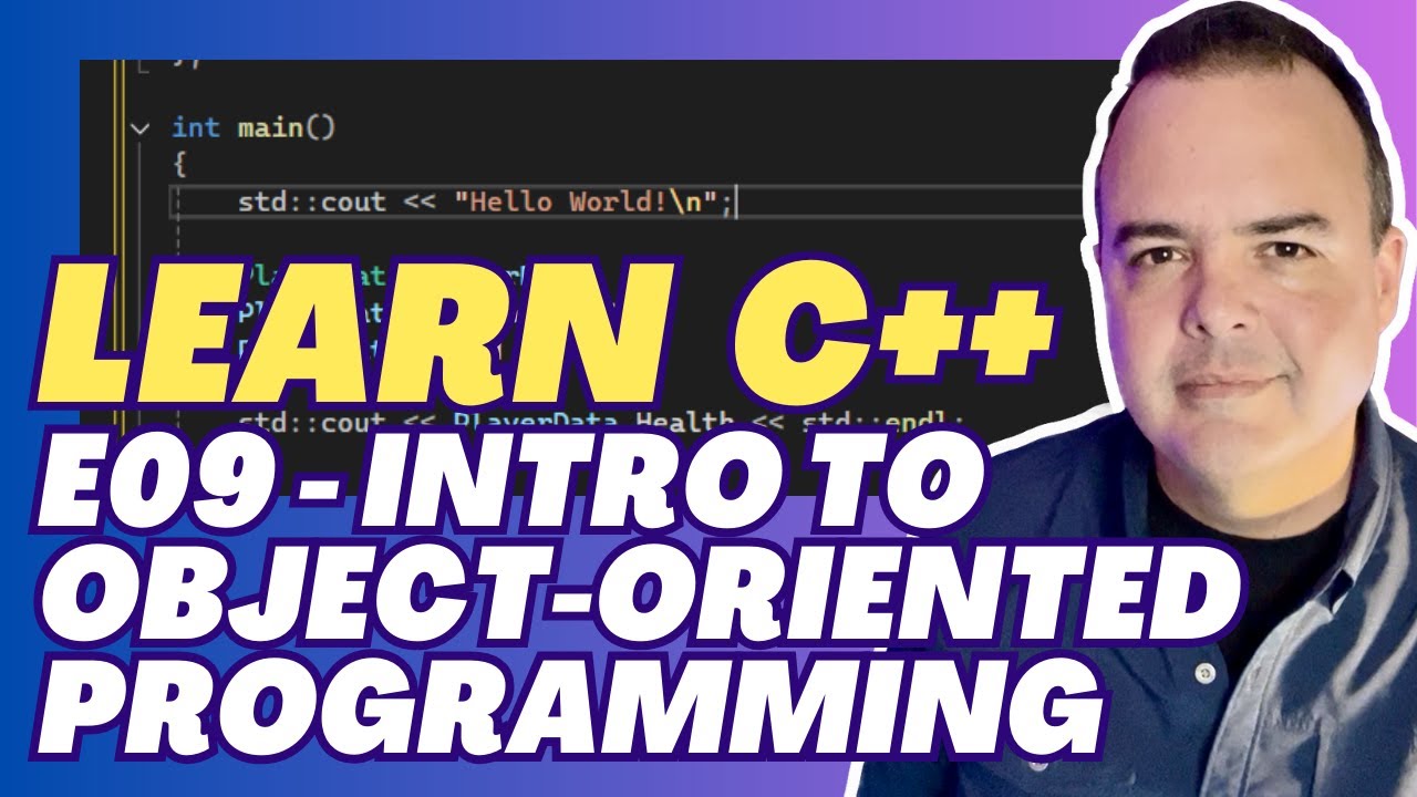 How To Program In C Intro To Object Oriented Programming E09