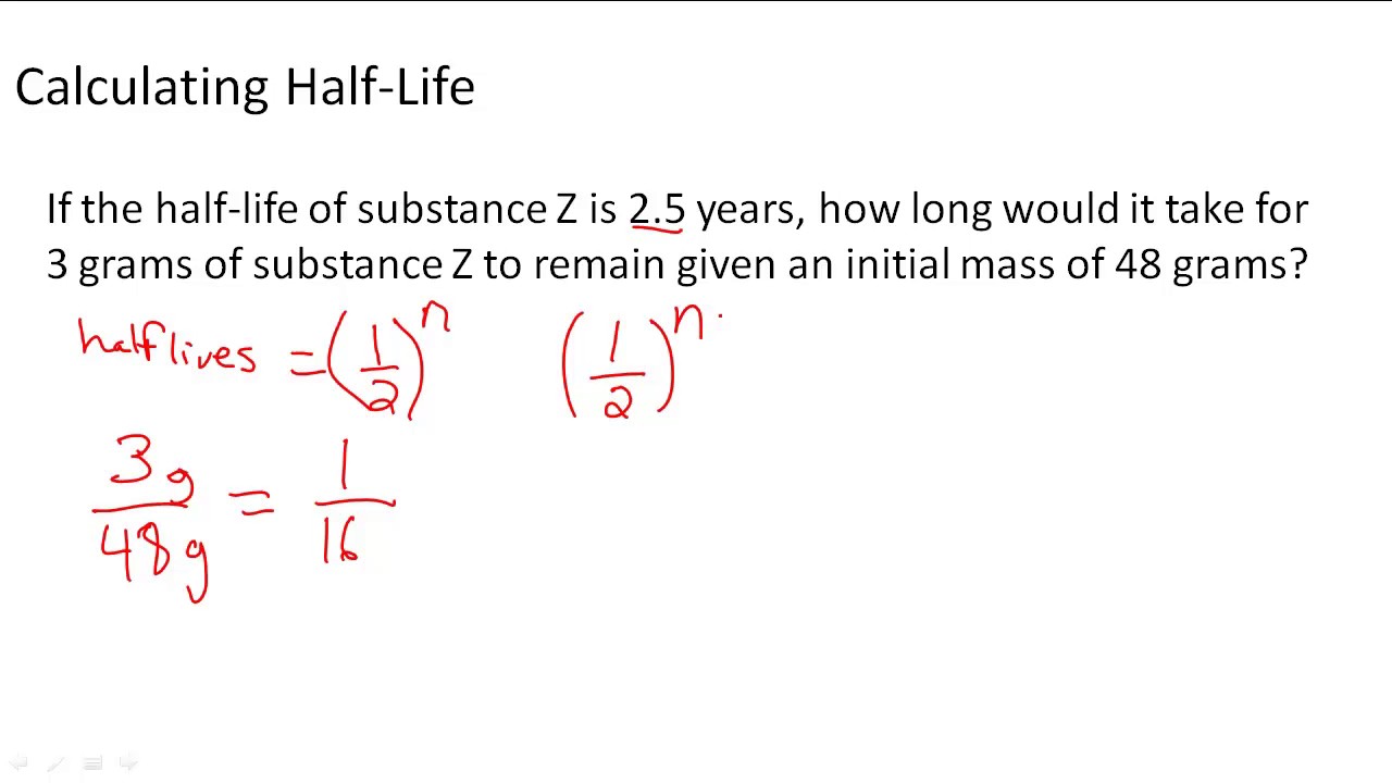 Nuclear Chemistry Half Life Equation Tessshebaylo