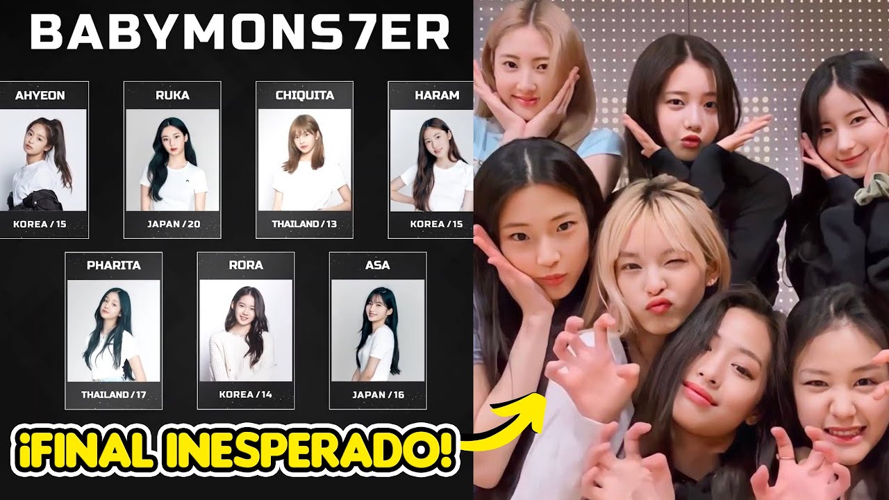 Alineación Final De Babymonster Nuevo Grupo De Yg Entertainment La