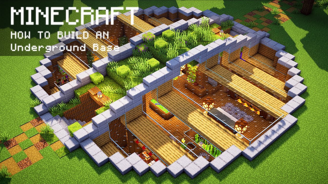 Minecraft How To Build An Ultimate Underground Base Youtube
