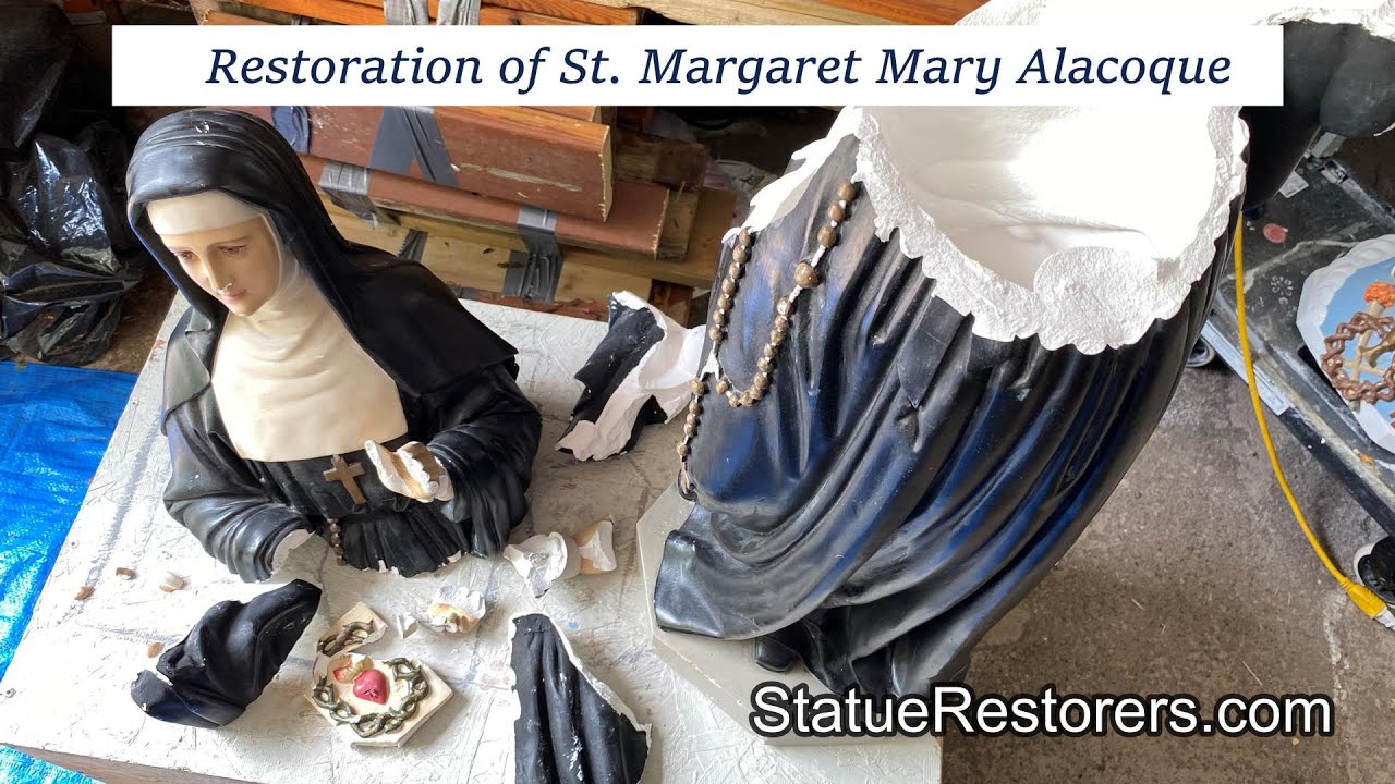 Statue Restoration St Margaret Mary Youtube