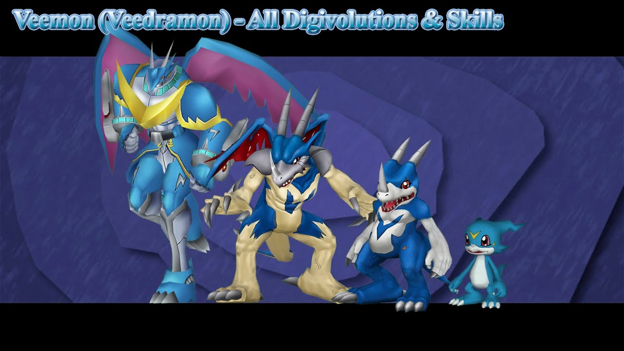 Veedramon Evolution Line