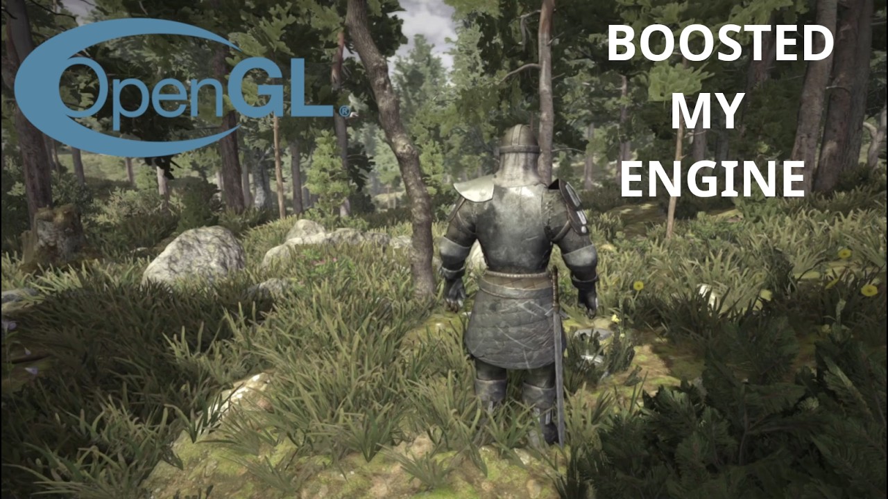 Boosted My Opengl Engine Youtube