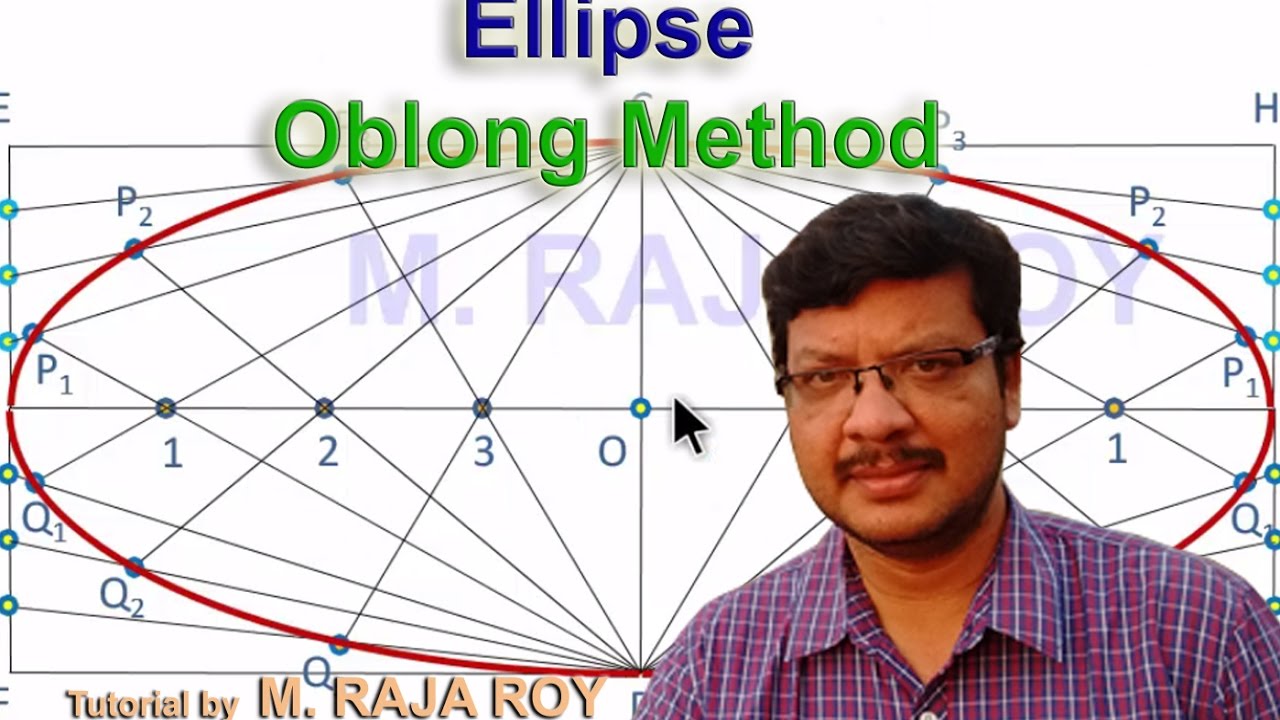 How To Draw Ellipse By Oblong Method