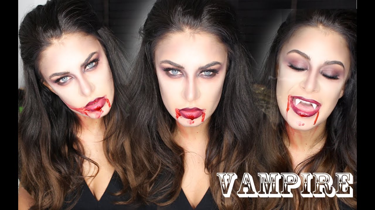 Halloween Vampire Makeup Tutorial Youtube