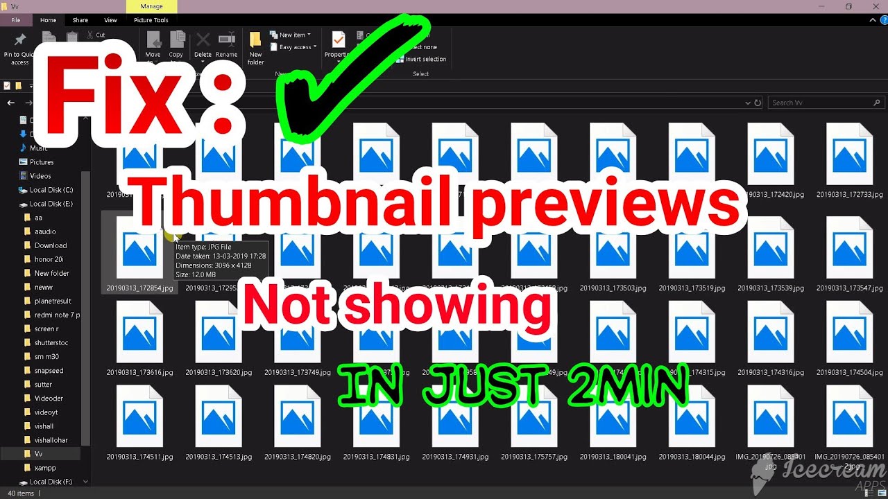 How To Show Picture Preview On Windows 10 Marylandllka