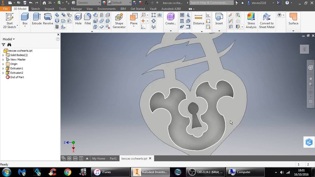 Project In Autodesk Inventor Tutorial Persianzoom