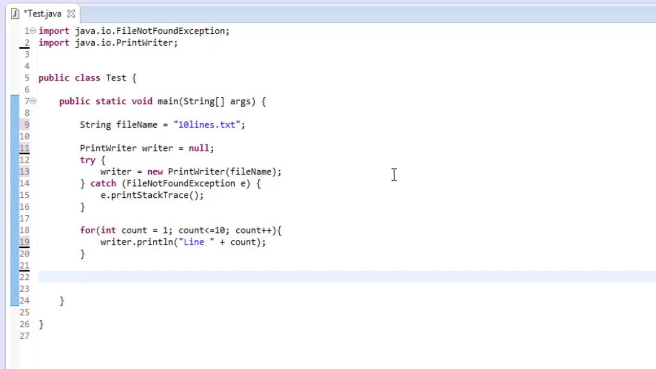 Java I O Printwriter Youtube