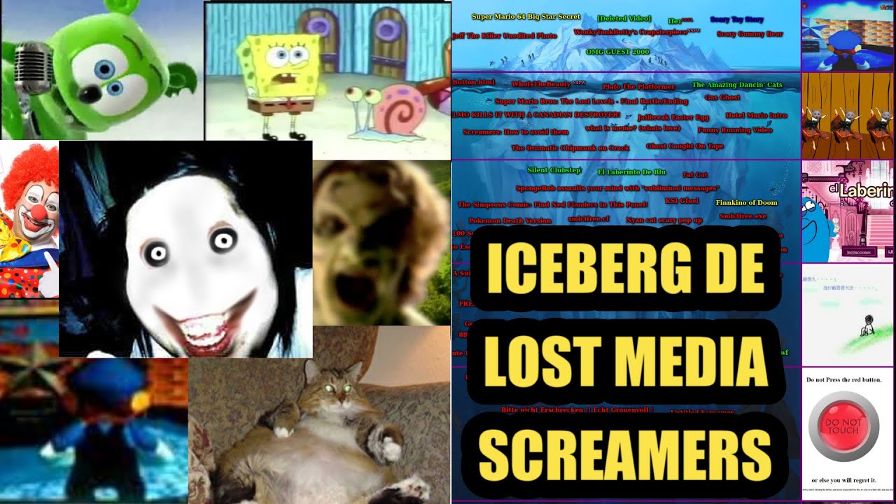 Iceberg De Lost Media Screamers Youtube
