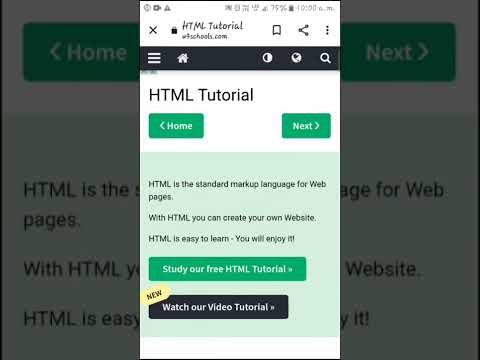 Basic Html Introduction By W3school Html Tutorial By W3school Shorts