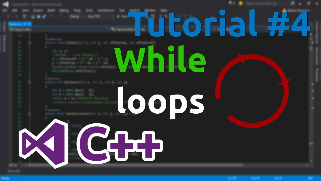 C Tutorial 4 While Loops Youtube