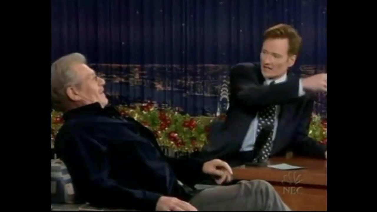 Ian Mckellen On Late Night With Conan O Brien 12 26 03 Youtube