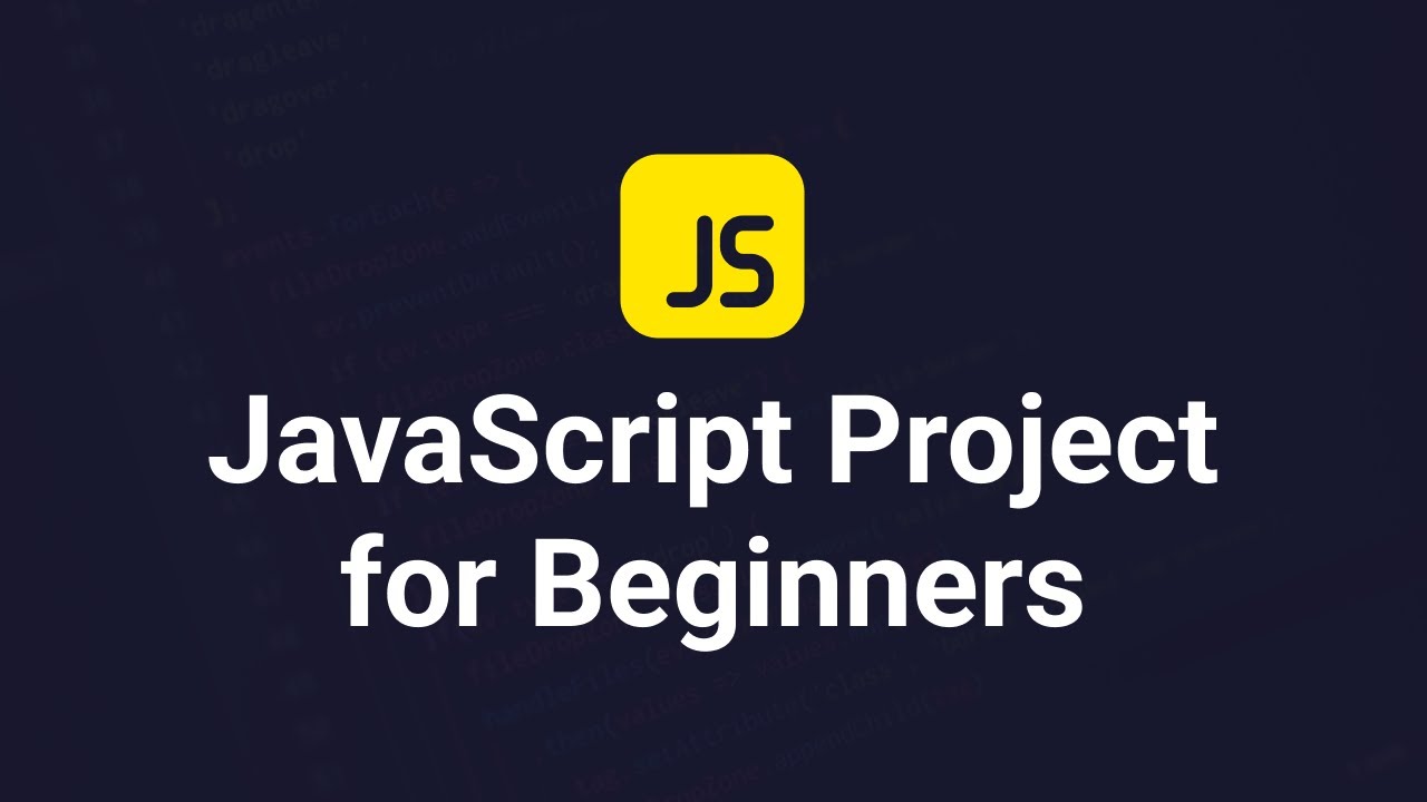 Build Vanilla Javascript Projects For Beginners Youtube