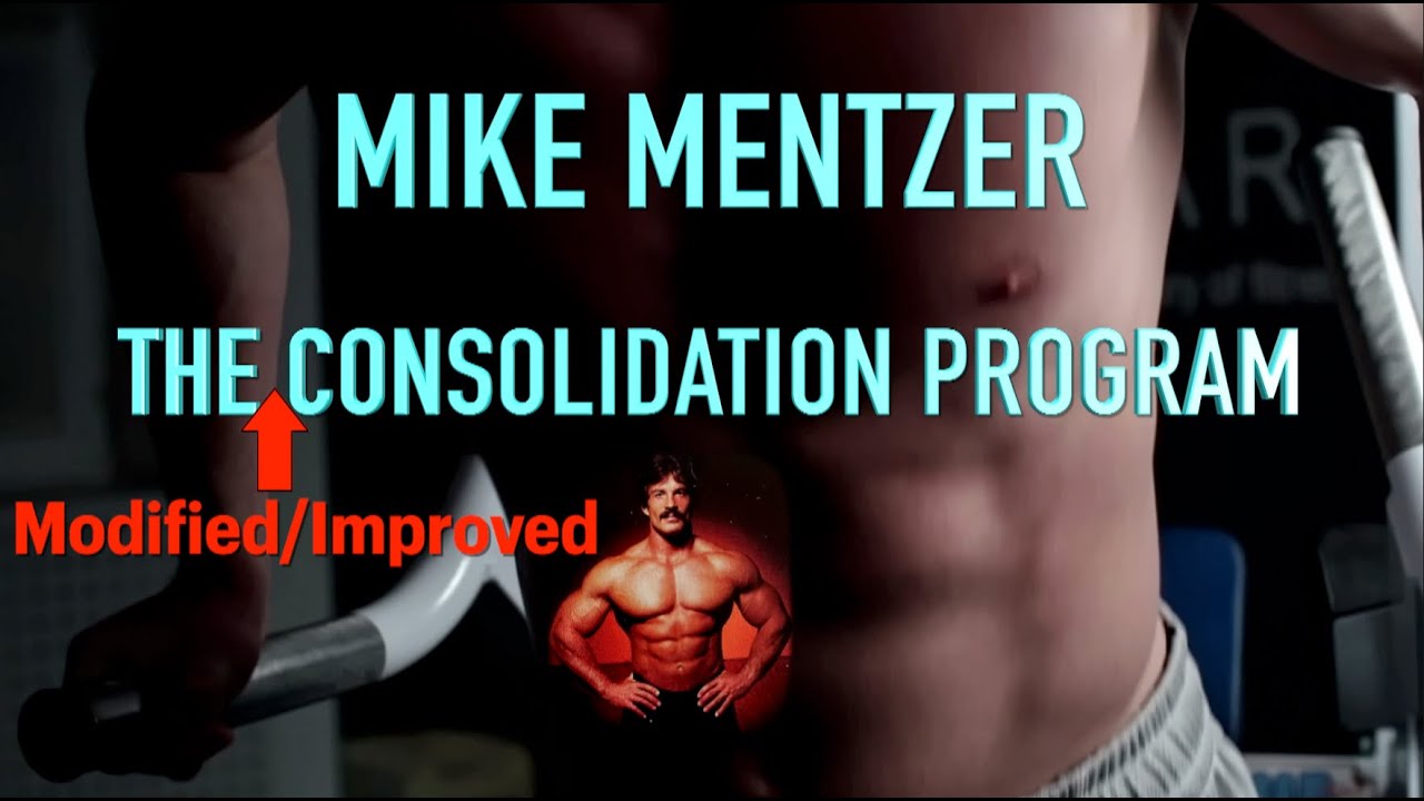 Mike Mentzer The Modified Improved Consolidated Program Youtube
