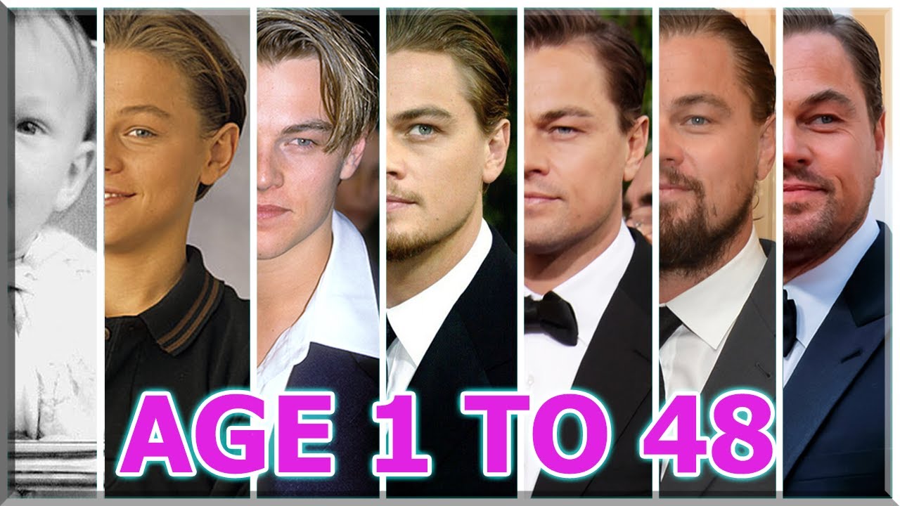 Leonardo Dicaprio From Age 1 To 48 Leonardo Dicaprio Age