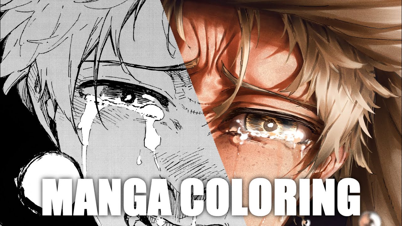 Nagi Crying Blue Lock Manga Coloring Speedpaint Youtube
