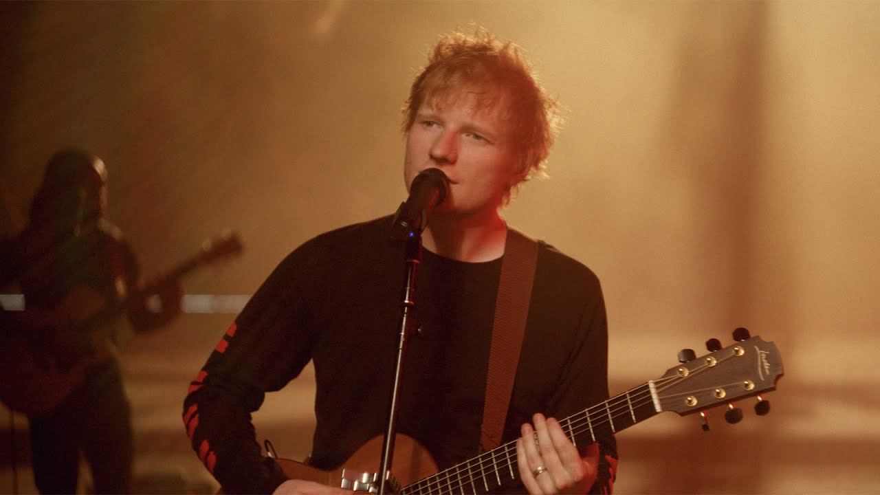 Ed Sheeran Shivers Official Performance Video Youtube Music