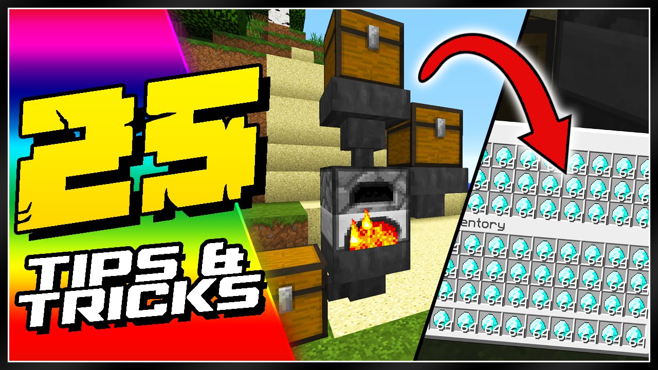 25 Minecraft Tips Tricks Secrets You Need To See Youtube