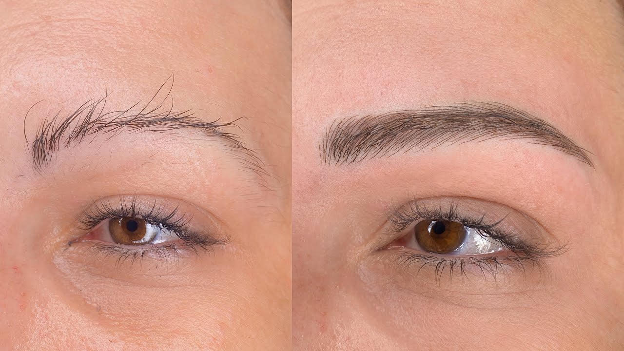 Microblading Defined Boldbrows First Pass Youtube
