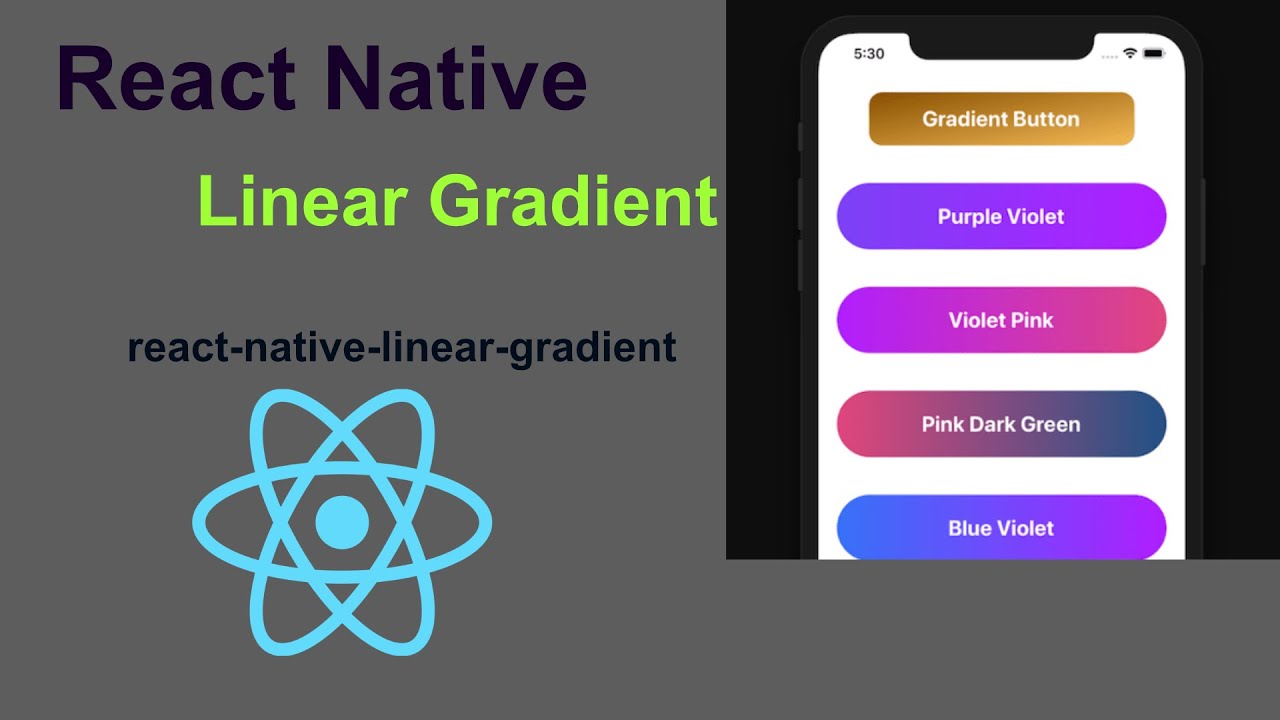 How To Use Linear Gradient In React Native React Native Linear