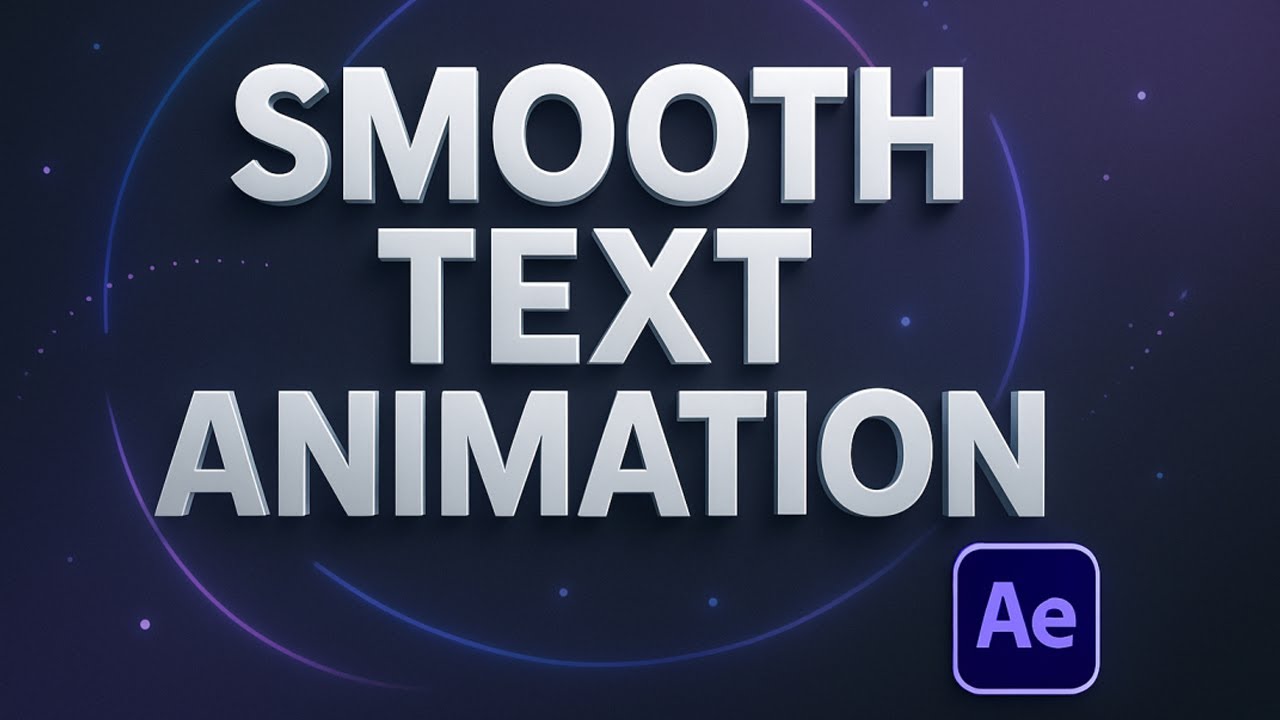 Smooth Text Animation After Effects Tutorial Zeekreate Youtube