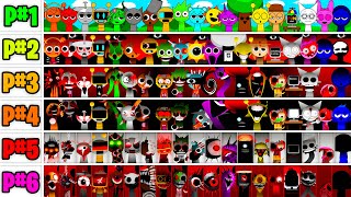 Incredibox Sprunki All Characters Together Of Phases 1 6 New Mod Black ...