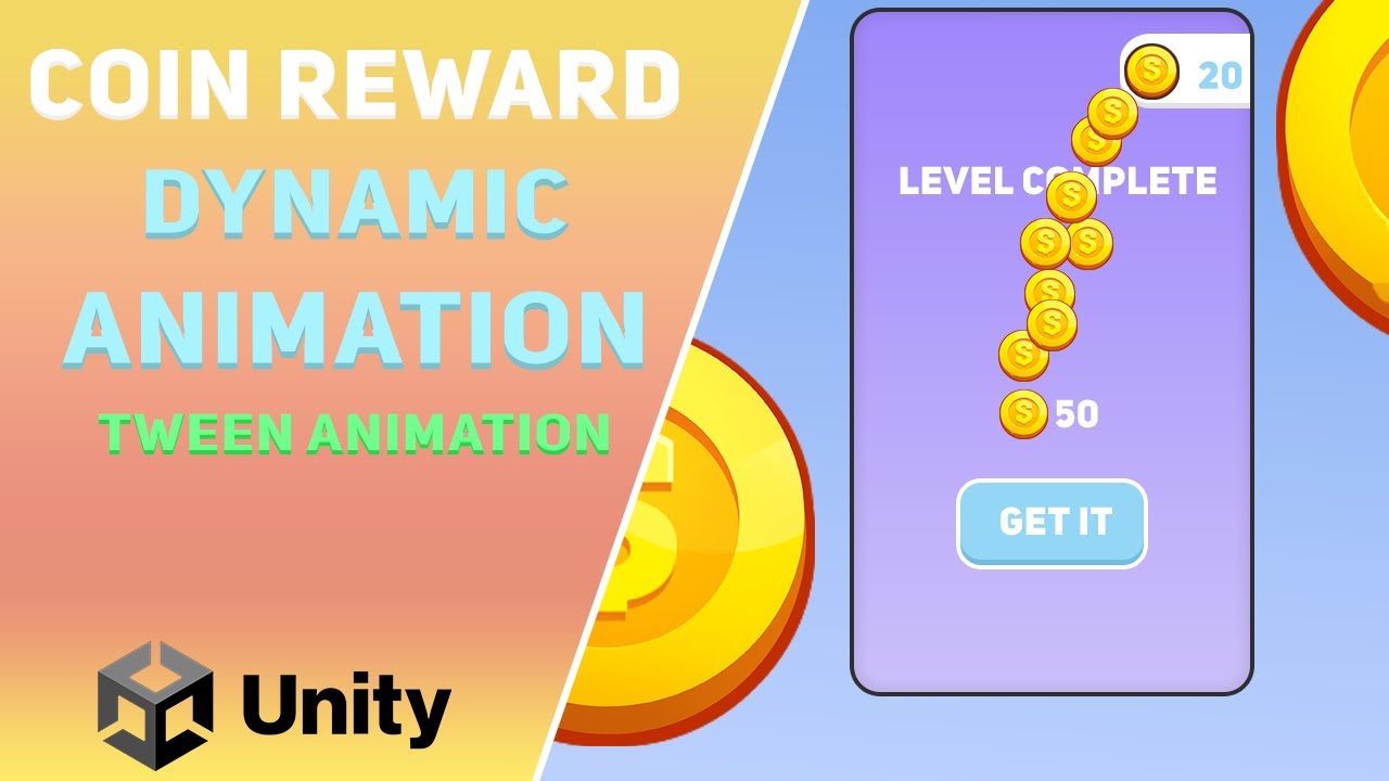 Unity Smooth And Dynamic Coin Collecting Animation By Dotween Youtube
