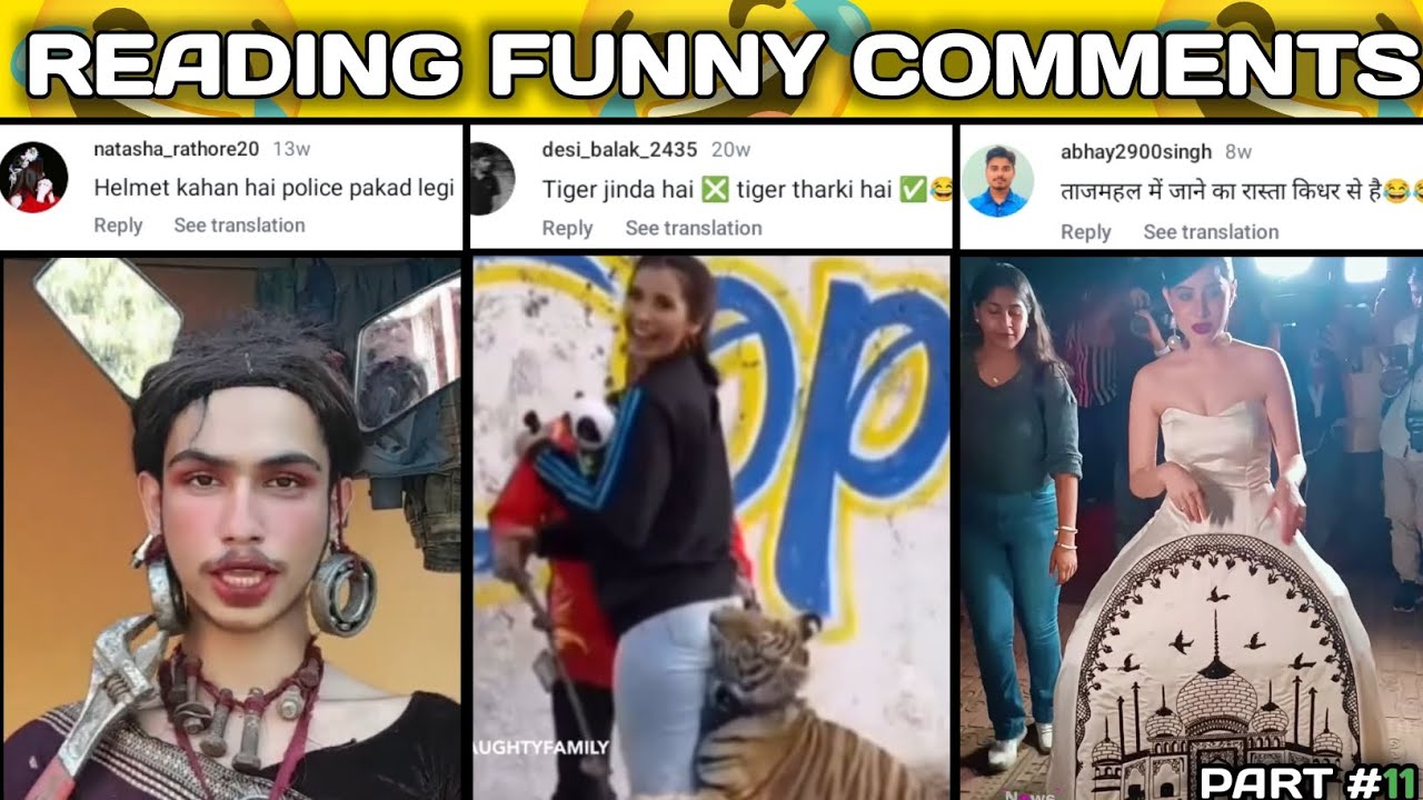 Ig Reels And Their Funny Comments ёяшв Part 11 Youtube