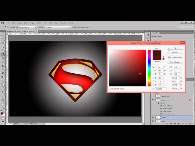 Create Superman Logo