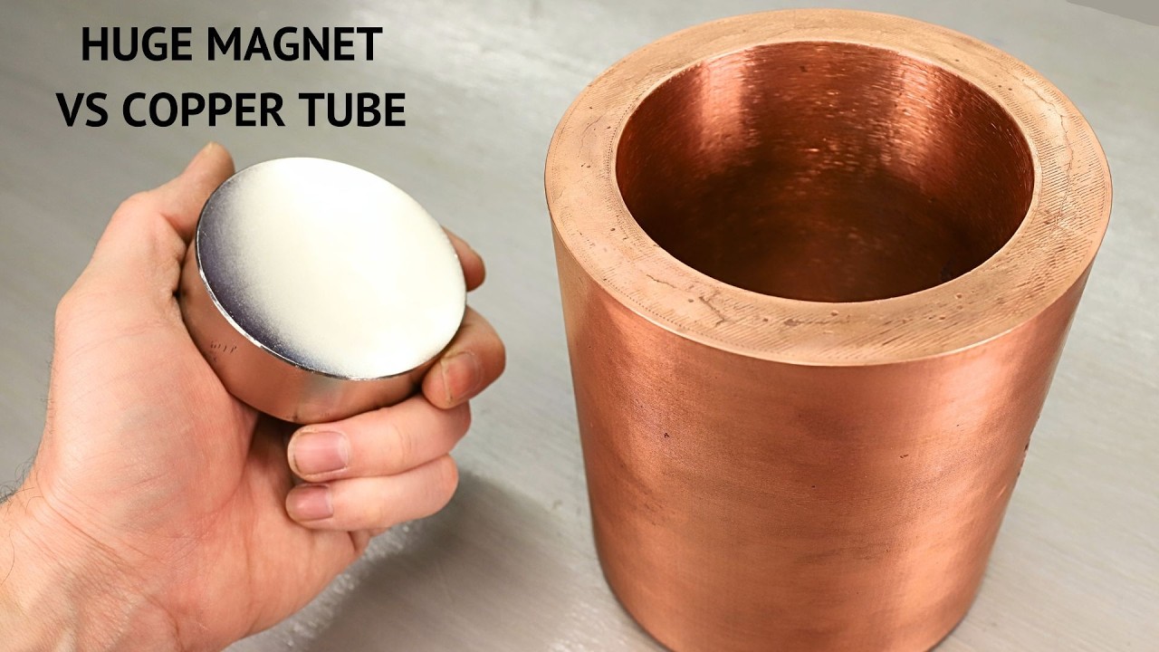 Dropping Magnet Through Copper Tube The Tube