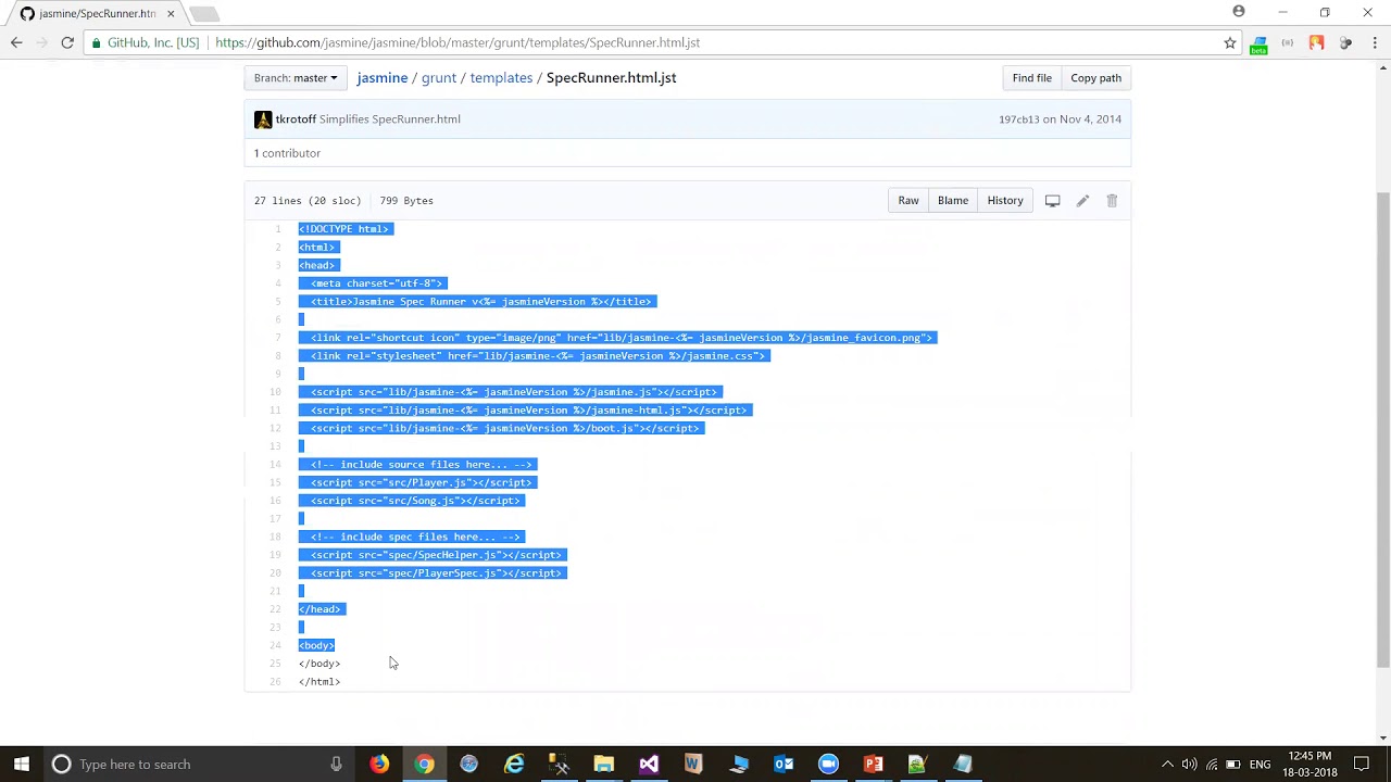 Unit Testing Javascript With Jasmine Youtube