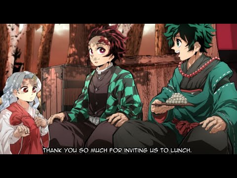My Hero Academia X Demon Slayer Crossover Comic Dub Youtube