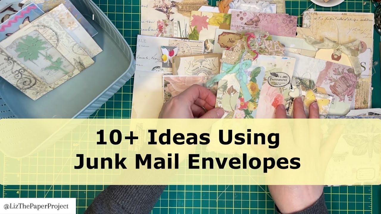 鈾伙笍 10 Ideas Using Junk Mail Envelopes 鈾伙笍 Reuse Repurpose Papercrafts