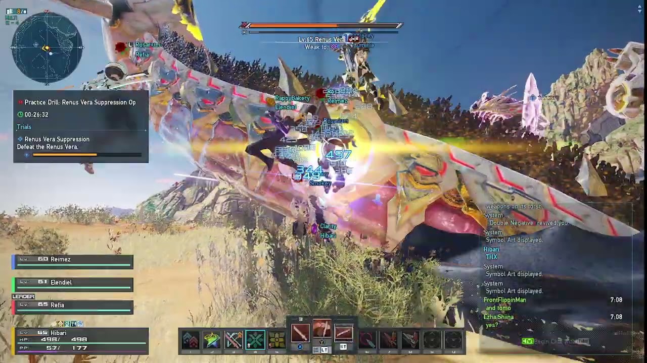 Pso2 Ngs Trigger Quest Renus Vera Suppression Youtube