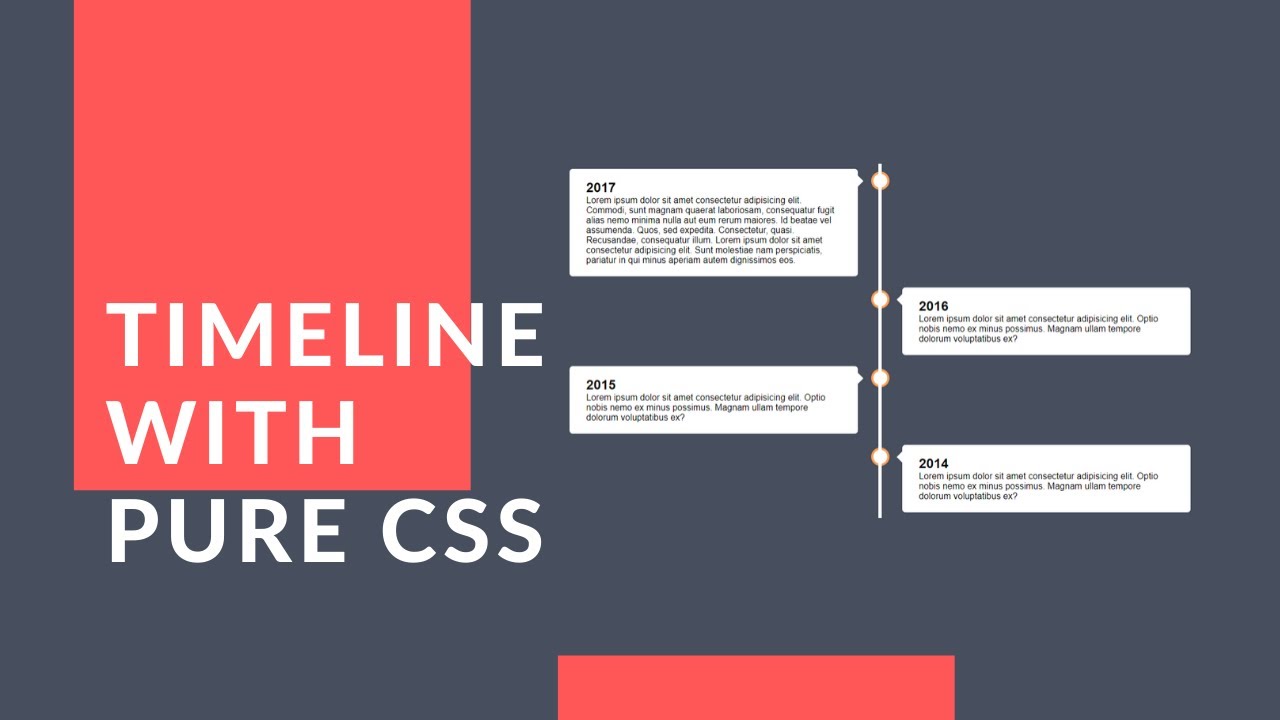 How To Create Responsive Timeline With Html Css How To Create An Eroppa