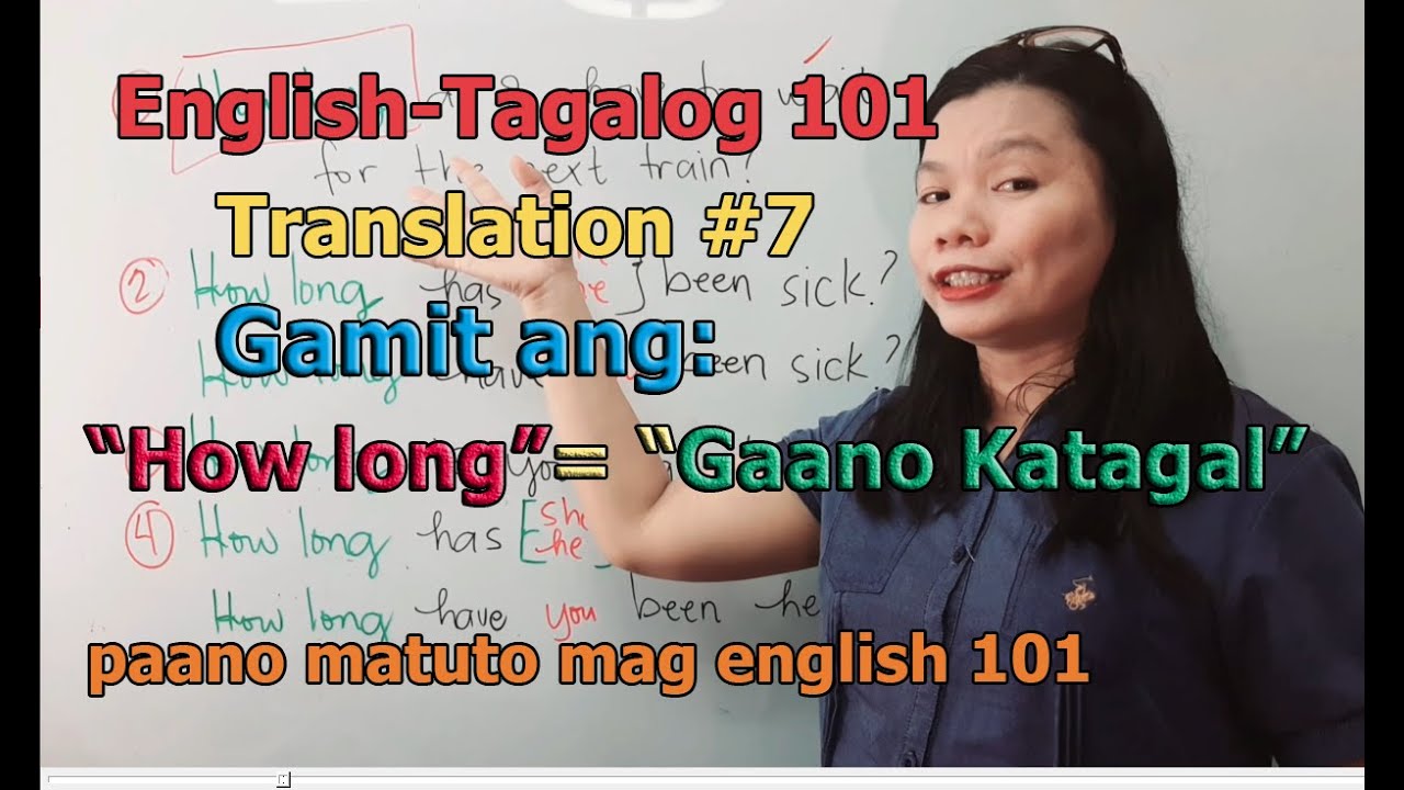 English Tagalog 101 Translation 7 And Correct Grammar In English