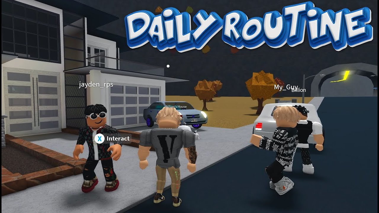 Our Daily Routine In Bloxbrug Roblox Bloxburg Roleplay With Voices