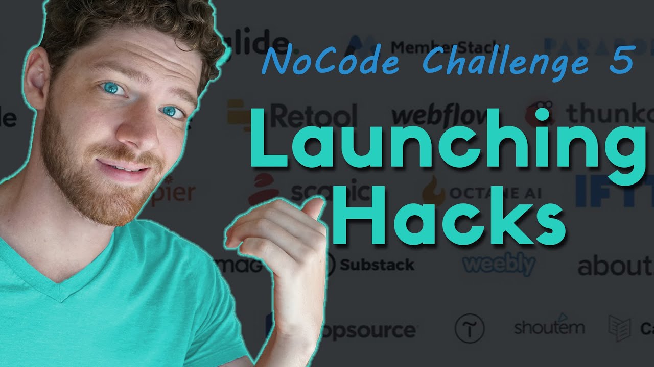 Cheatcodes For Launching A Startup Nocode Challenge 5 Youtube