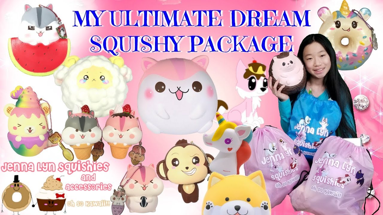 My Ultimate Dream Squishy Package From Jenna Lyn Squishies Part 1 Of 2