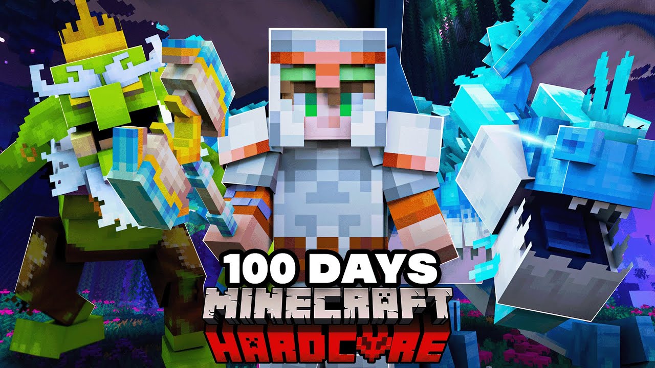 100 Days Of A Mmorpg In Minecraft Full Movie Youtube