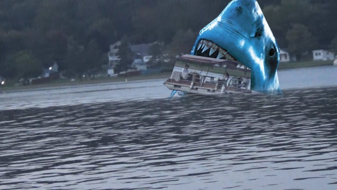 Megalodon Shark Attacks Boat Caught On Tape Youtube