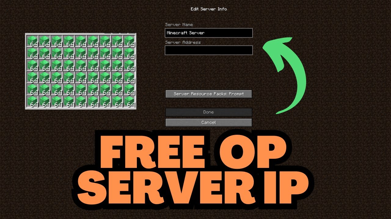 Minecraft Free Op Server Ip Address 2024 Youtube